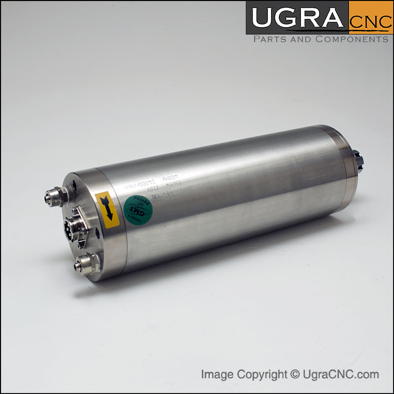 Water Cooled Spindles: GMT Water Cooled CNC Spindle 1.5 kW 220V 24000 RPM R